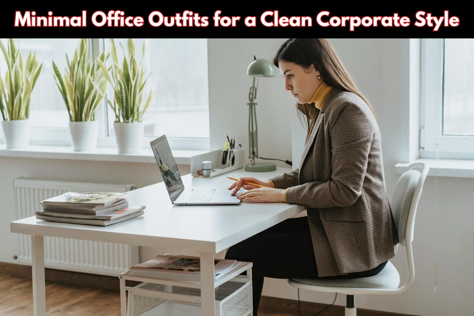 Minimal Office Outfits for a Clean Corporate Style | Modest Style Wear ...