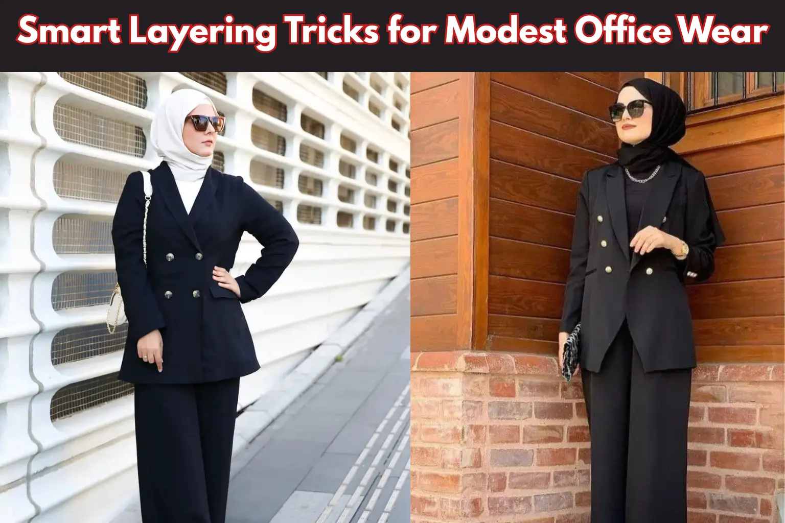 Smart Layering Tricks for Modest Office Wear| Modest Style Wear ...